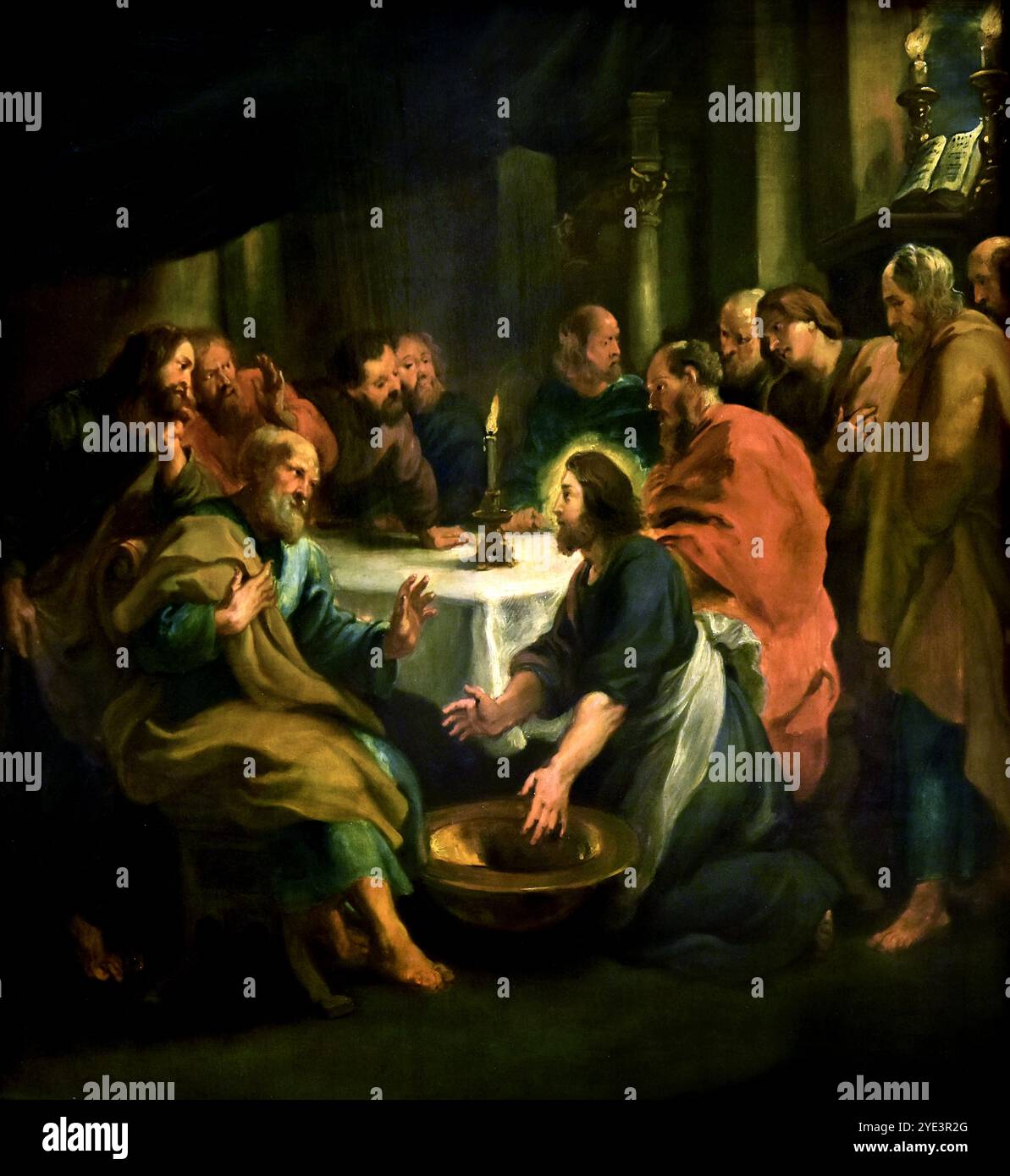 Foot washing christian hi-res stock photography and images - Alamy