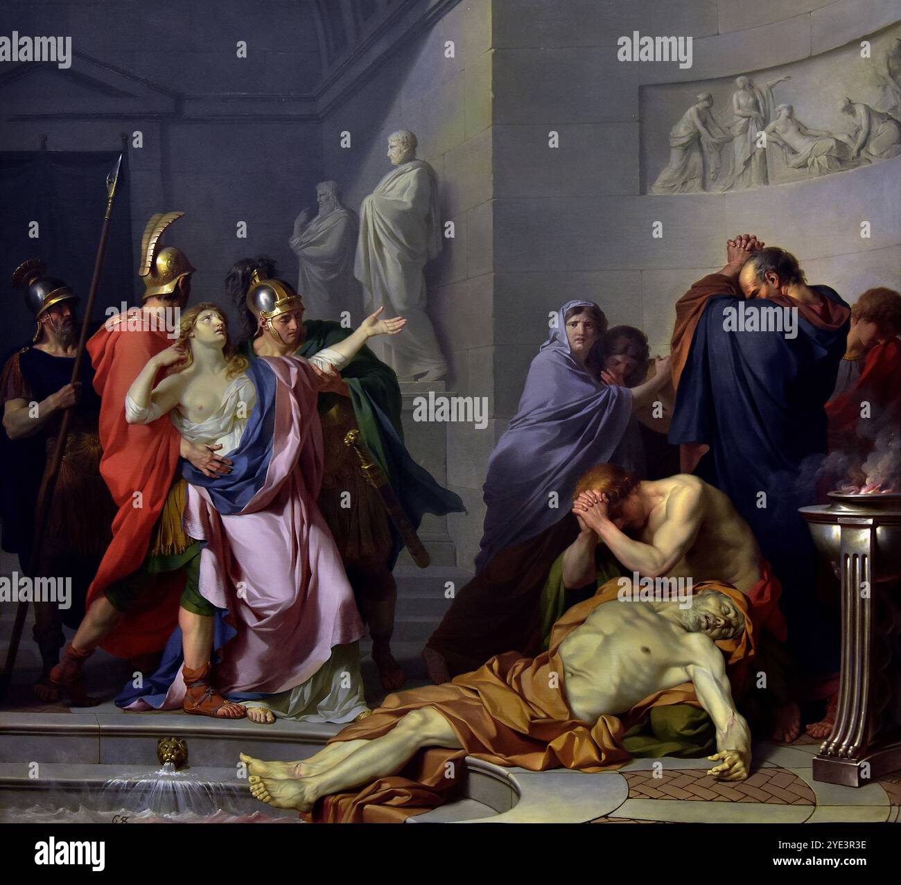 The Death of Seneca 1788 by Jean Charles Nicaise Perrin Paris 1756 ...