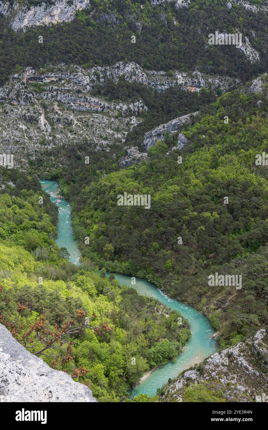 Scenic view Gorges du Verdon from Point Sublime , Grand Canyon Aiguines ...