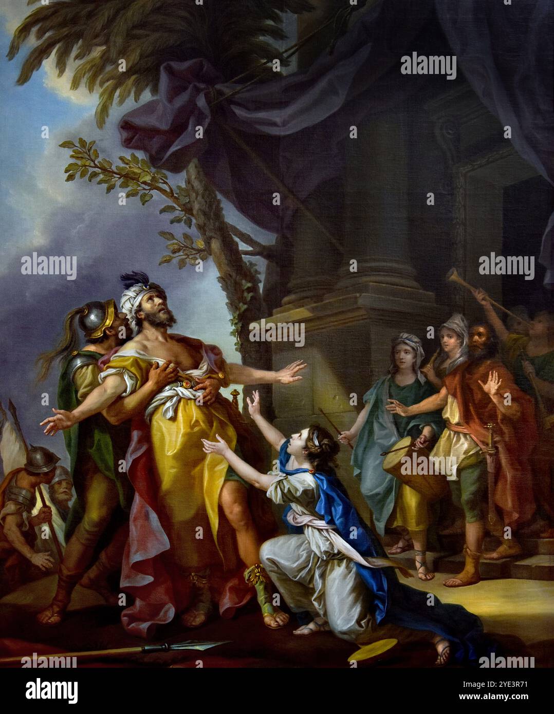 The Vow of Jephte 1785 by Charles Amedee Philippe van Loo, Rivoli ...