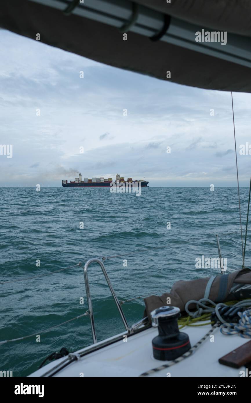 Container freight cargo tanker ship hi-res stock photography and images ...