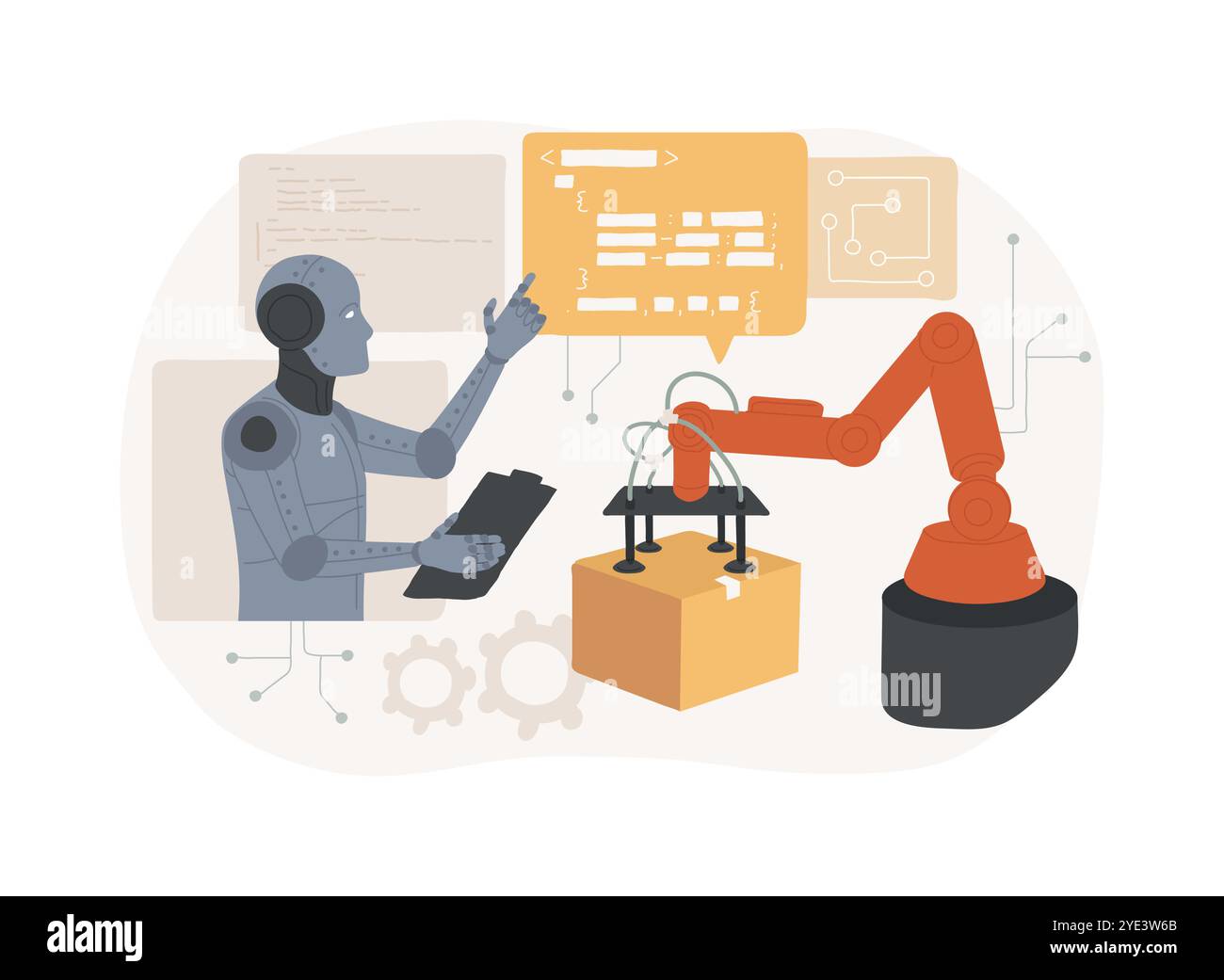 Ai powered robotics Stock Vector Images - Alamy