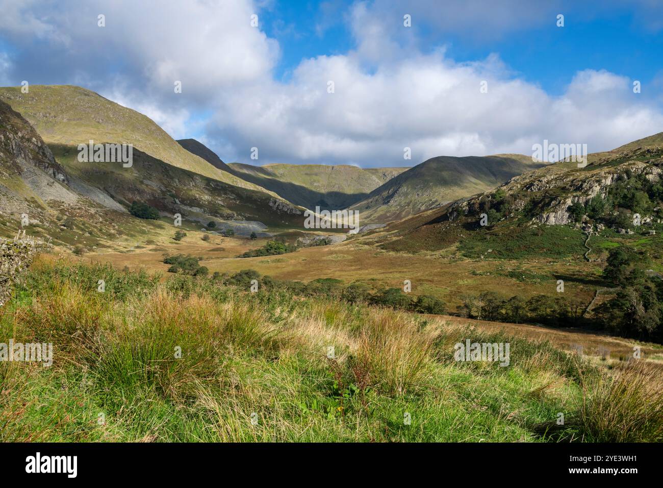 The Kentmere valley, a remote landscape north of Kendal in the Lake ...