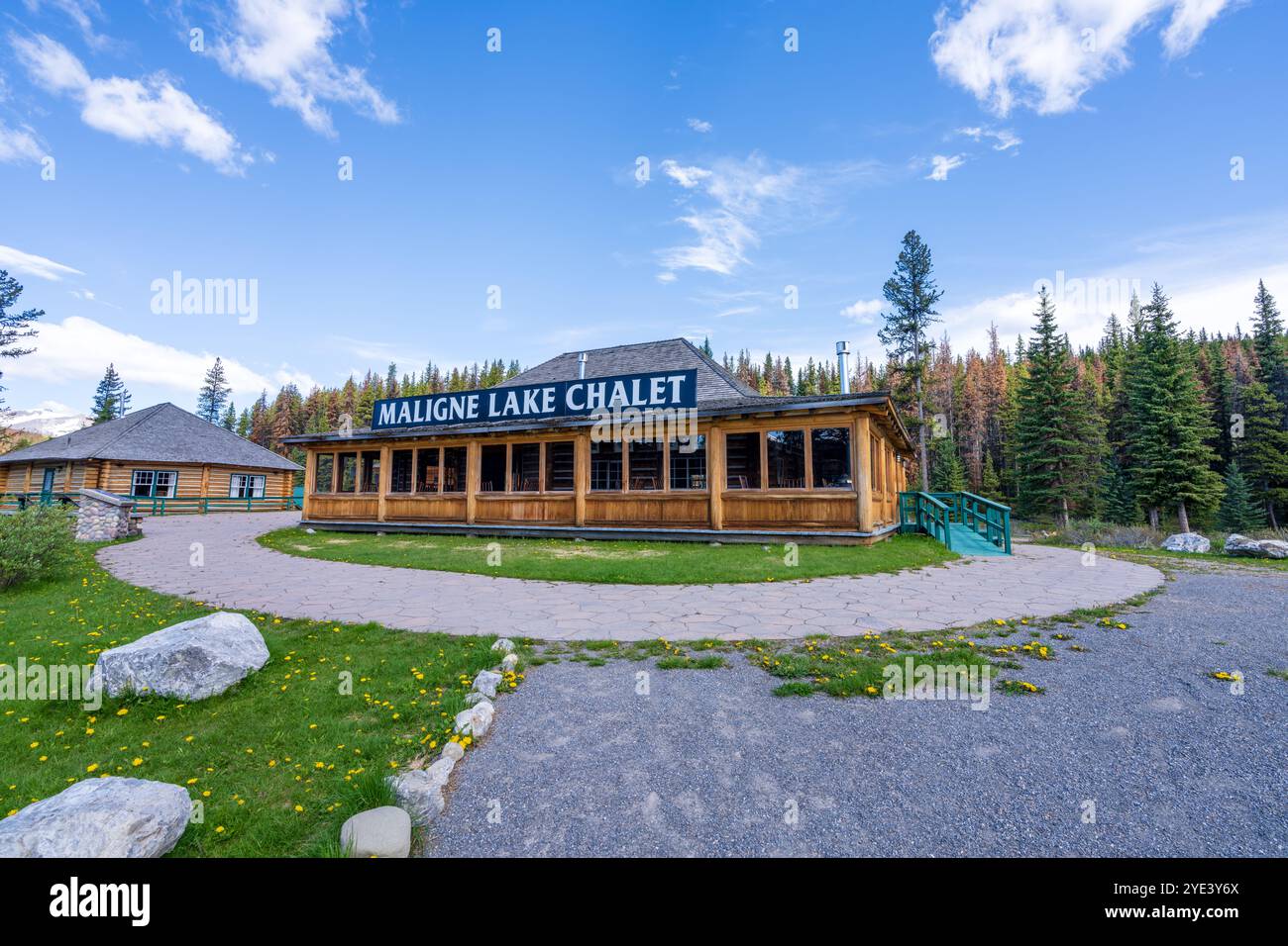 Maligne Lake Chalet and Guest House National Historic Site. Jasper ...
