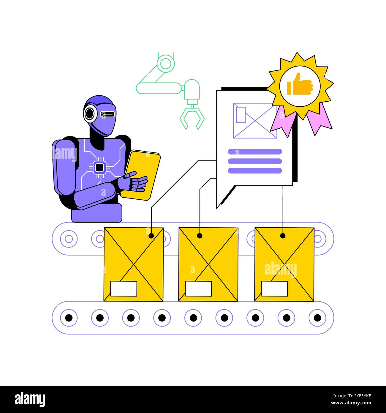 Ai powered robotics Stock Vector Images - Alamy