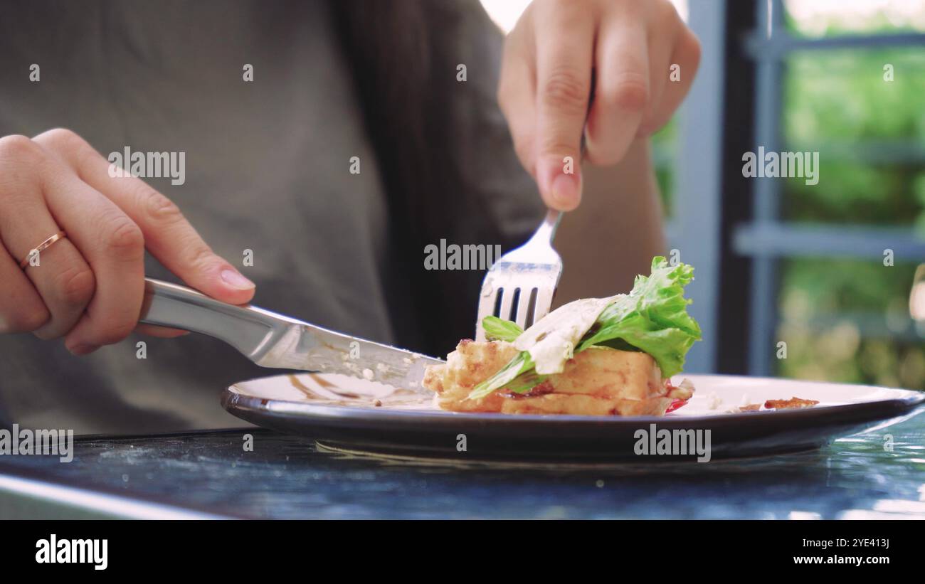 A bright and quiet outdoor space with natural lighting that emphasizes ...