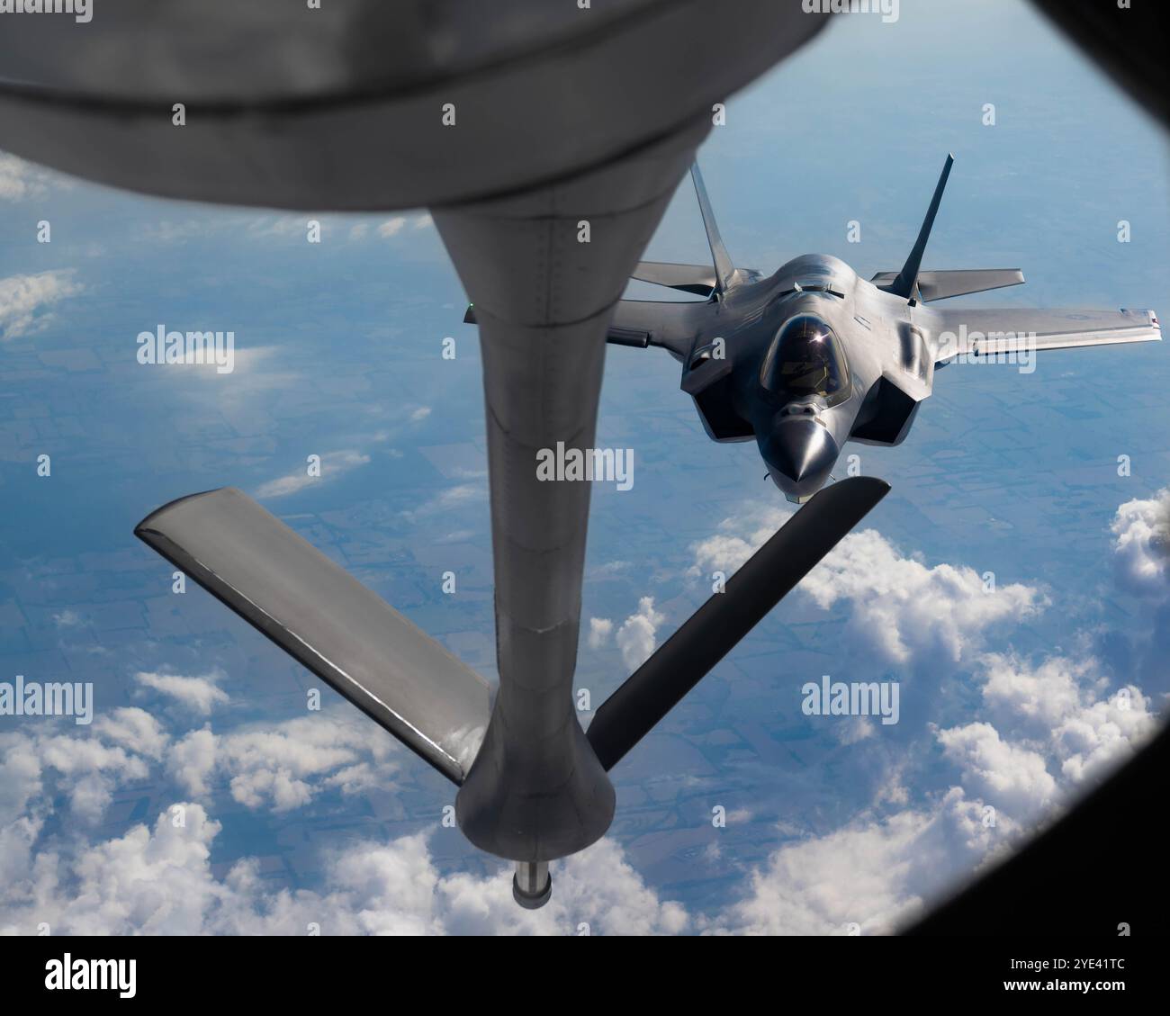 A U.S. Air Force F-35A Lightning II aircraft, with the F-35 ...