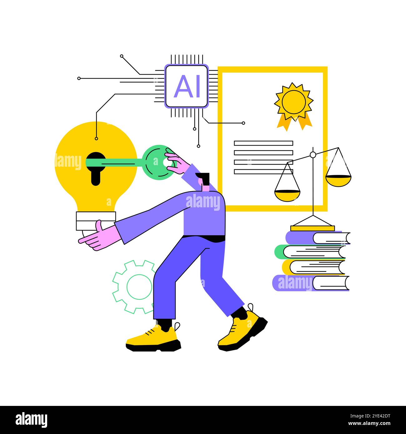 Algorithm property Stock Vector Images - Alamy