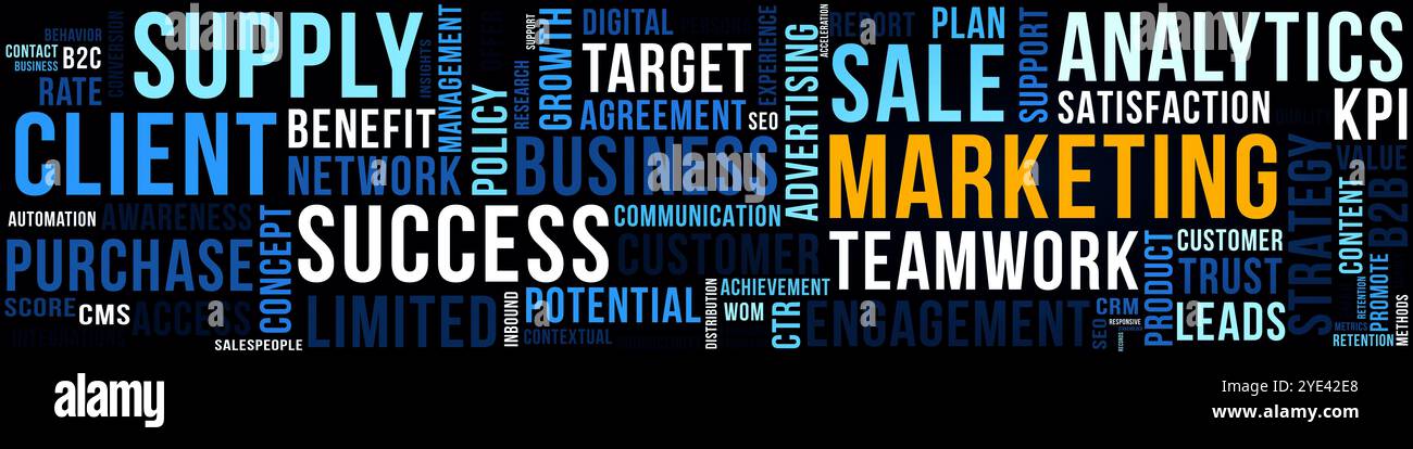 Marketing Background. Image Illustration. LinkedIn Cover Image Stock ...