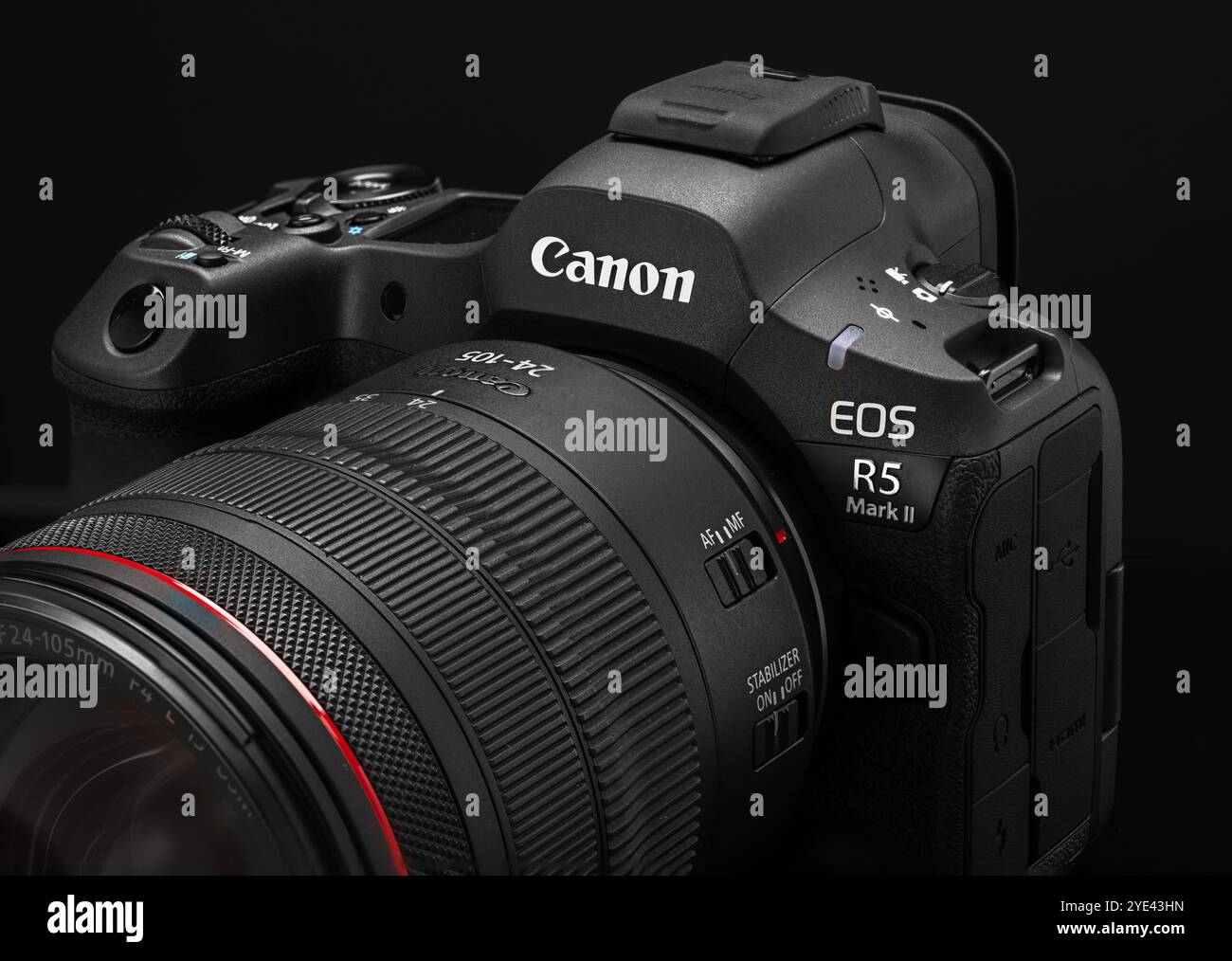 Varna, Bulgaria - August 31,2024: Image of Canon EOS R5 Mark II ...