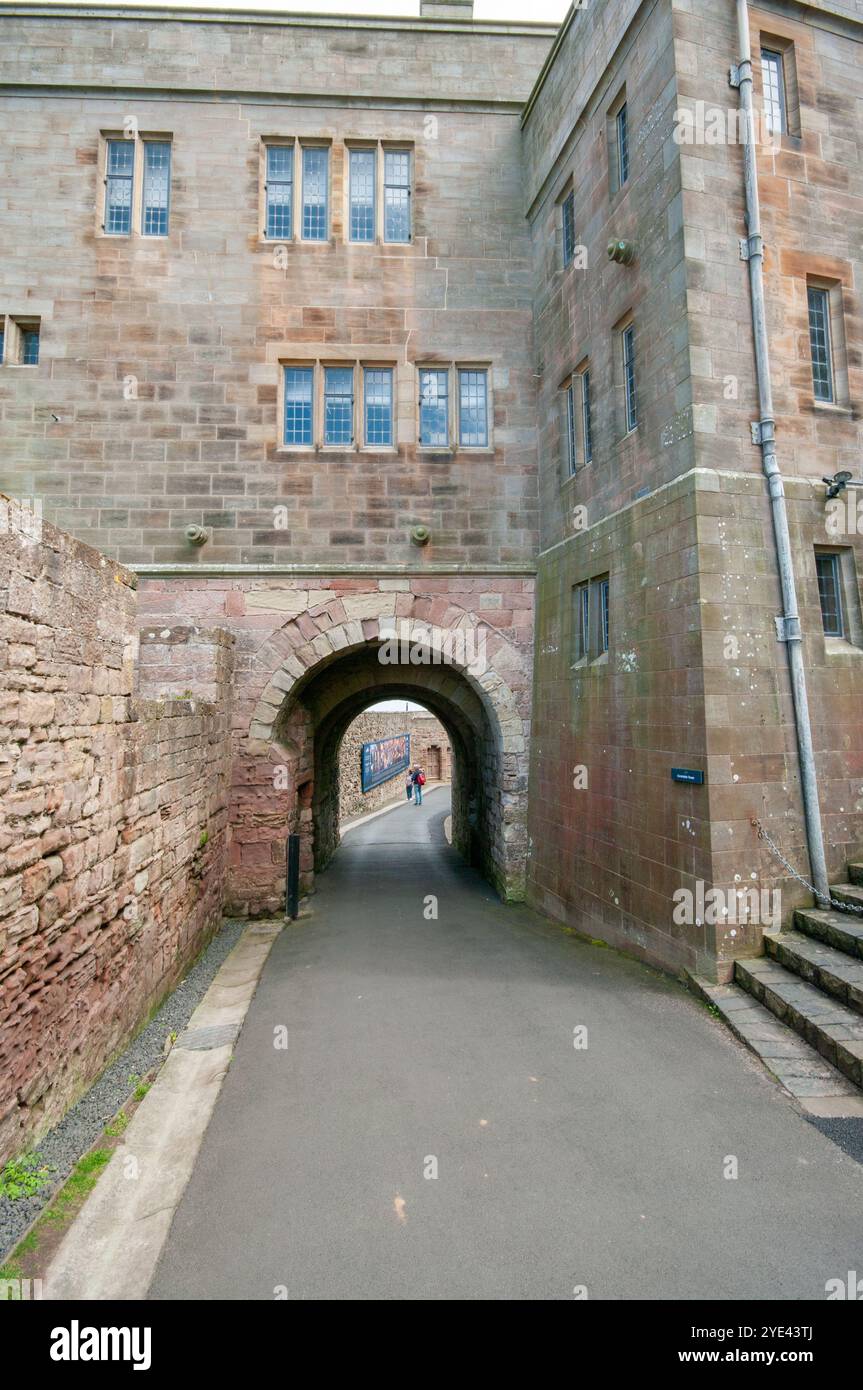 Constable Tower Bamburgh Castle Northumberland England UK Stock Photo ...