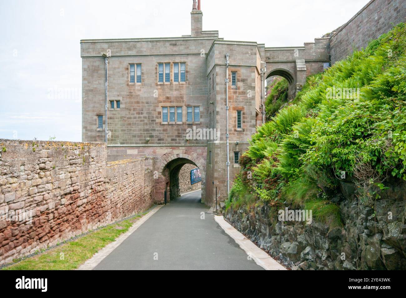 Constable Tower Bamburgh Castle Northumberland England UK Stock Photo ...