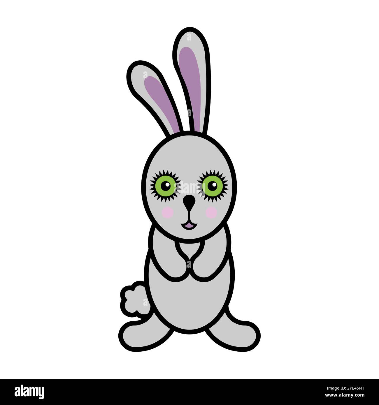 Bunny soft toy Stock Vector Images - Alamy