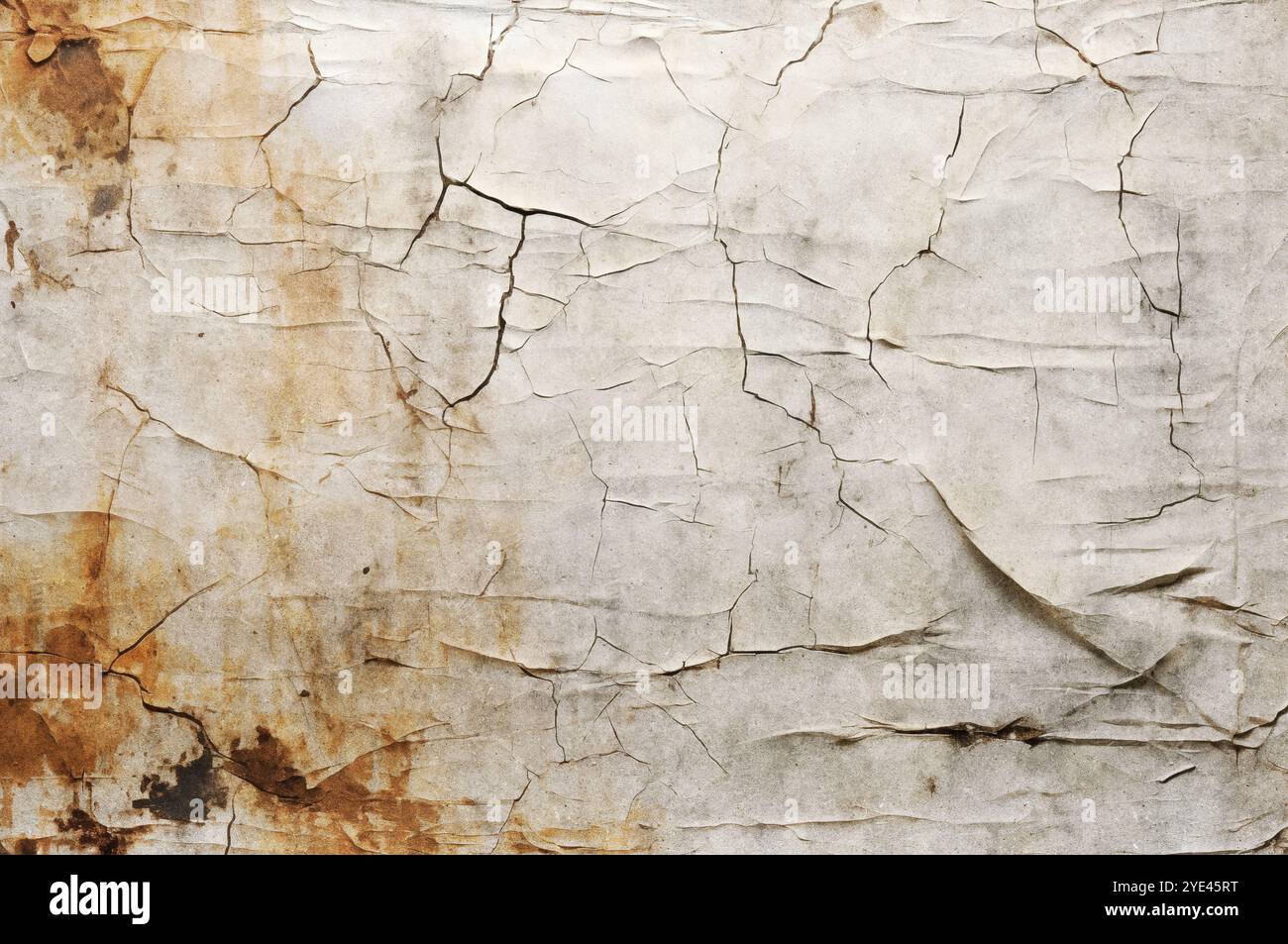 Ancient wall with rough cracked paint, old fresco texture background ...