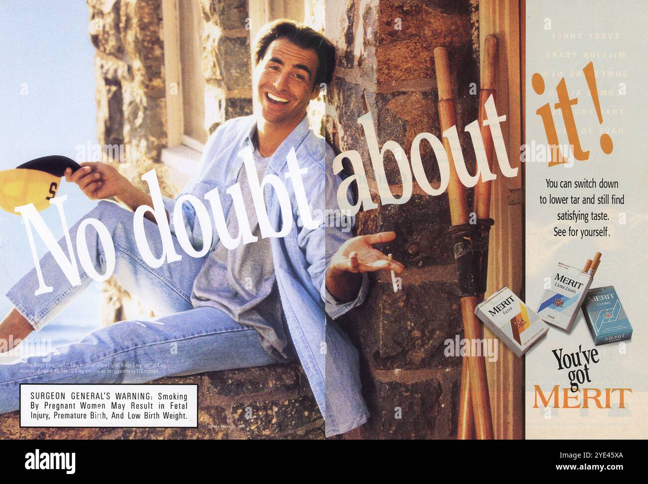 Cigarette advertisement 90s hi-res stock photography and images - Alamy