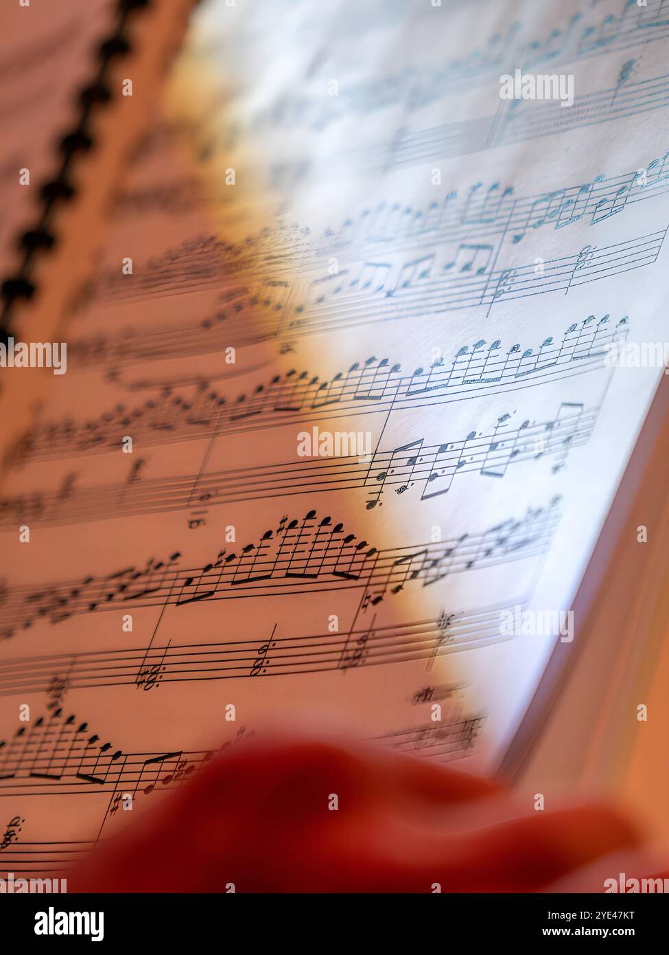 Music sheets. Melodies written with different musical symbols as ...