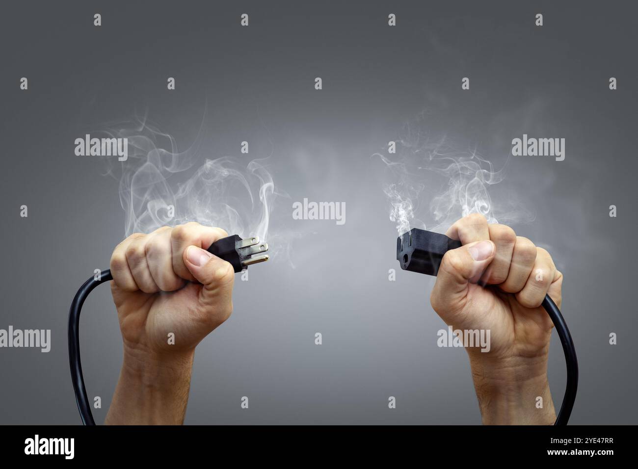 Hand smoking fire hi-res stock photography and images - Alamy