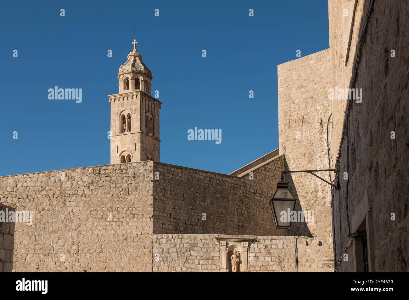 Dubrovnik Dominican Monastery Bell tower Stock Photo - Alamy