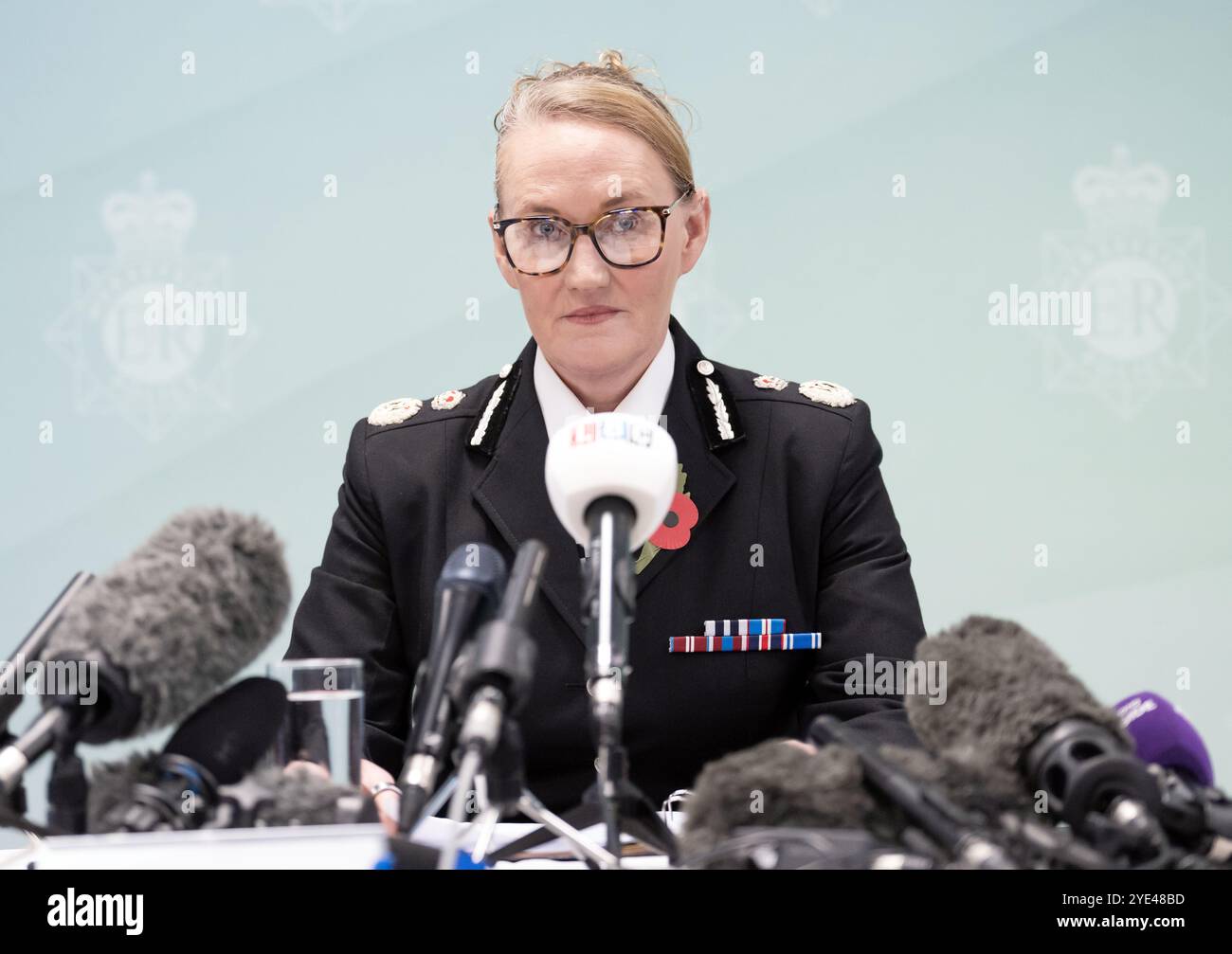 Merseyside Police Chief Constable Serena Kennedy providing an update ...