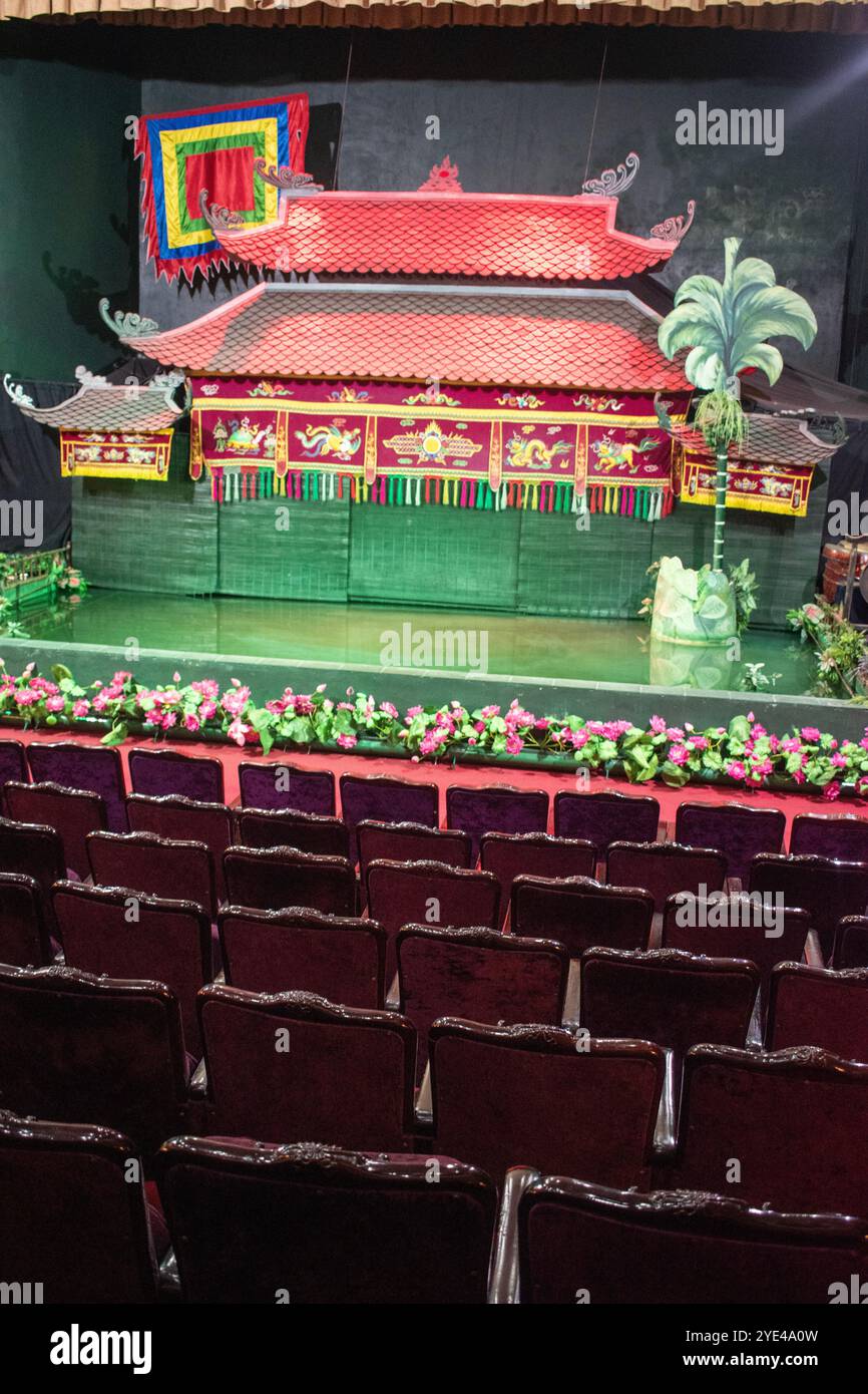 Hanoi, Vietnam: the Lotus Water Puppet Theater, Water puppetry is a ...