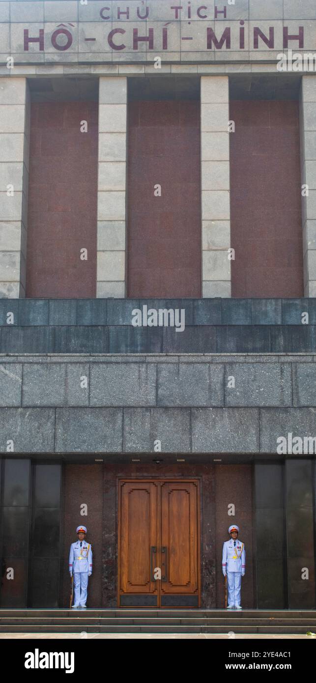 Hanoi, Vietnam: the guard of honor at Ho Chi Minh Mausoleum, the 1975 ...