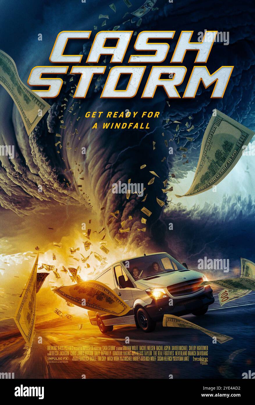 CASH STORM, poster, from left: Graham Wolfe, Shelby Hightower, 2024 ...