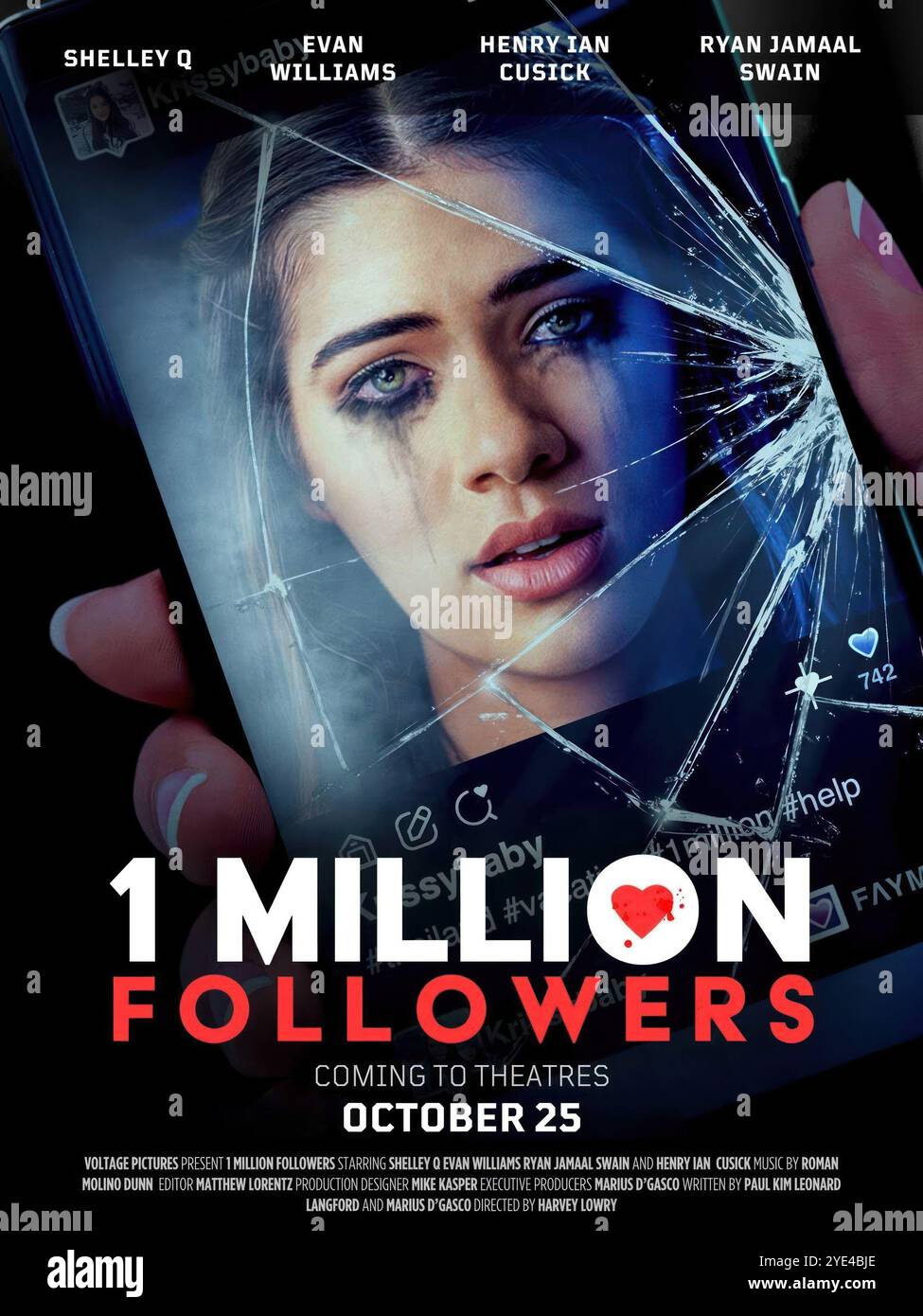 1 MILLION FOLLOWERS, (aka ONE MILLION FOLLOWERS), poster, Shelley Q ...