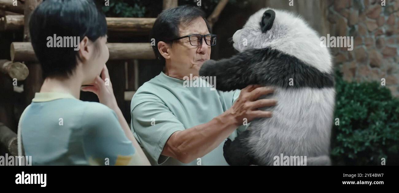 PANDA PLAN, (aka XIONG MAO JI HUA), from left: SHI Ce, Jackie Chan, 2024. © Well Go USA ...