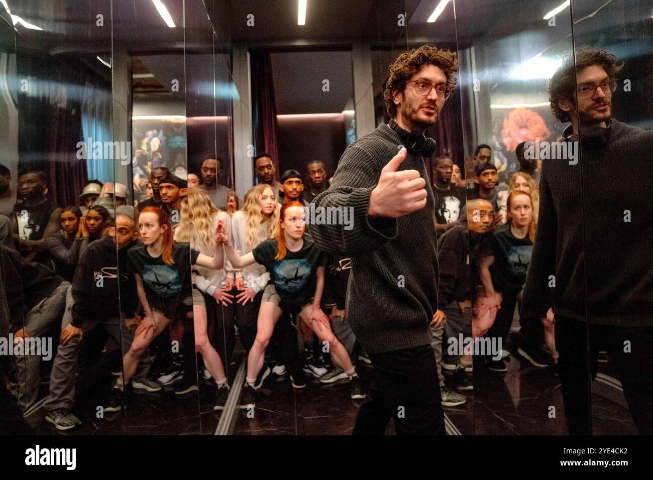 SMILE 2, (aka SMILE DELUXE), director Parker Finn, on set, 2024. ph ...