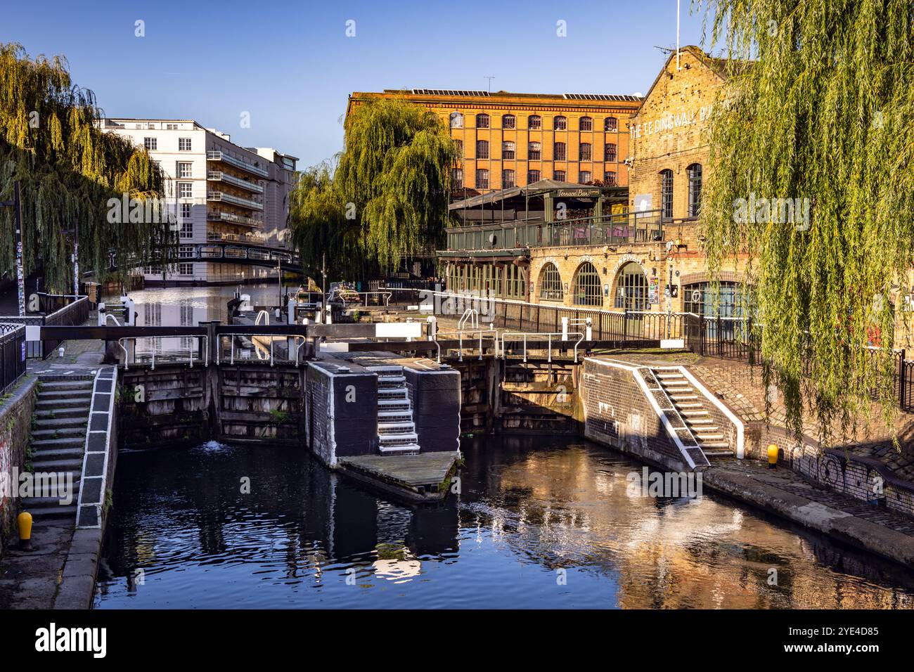 Camden Lock is a twin lock on the Regent's Canal in Camden Town, London ...