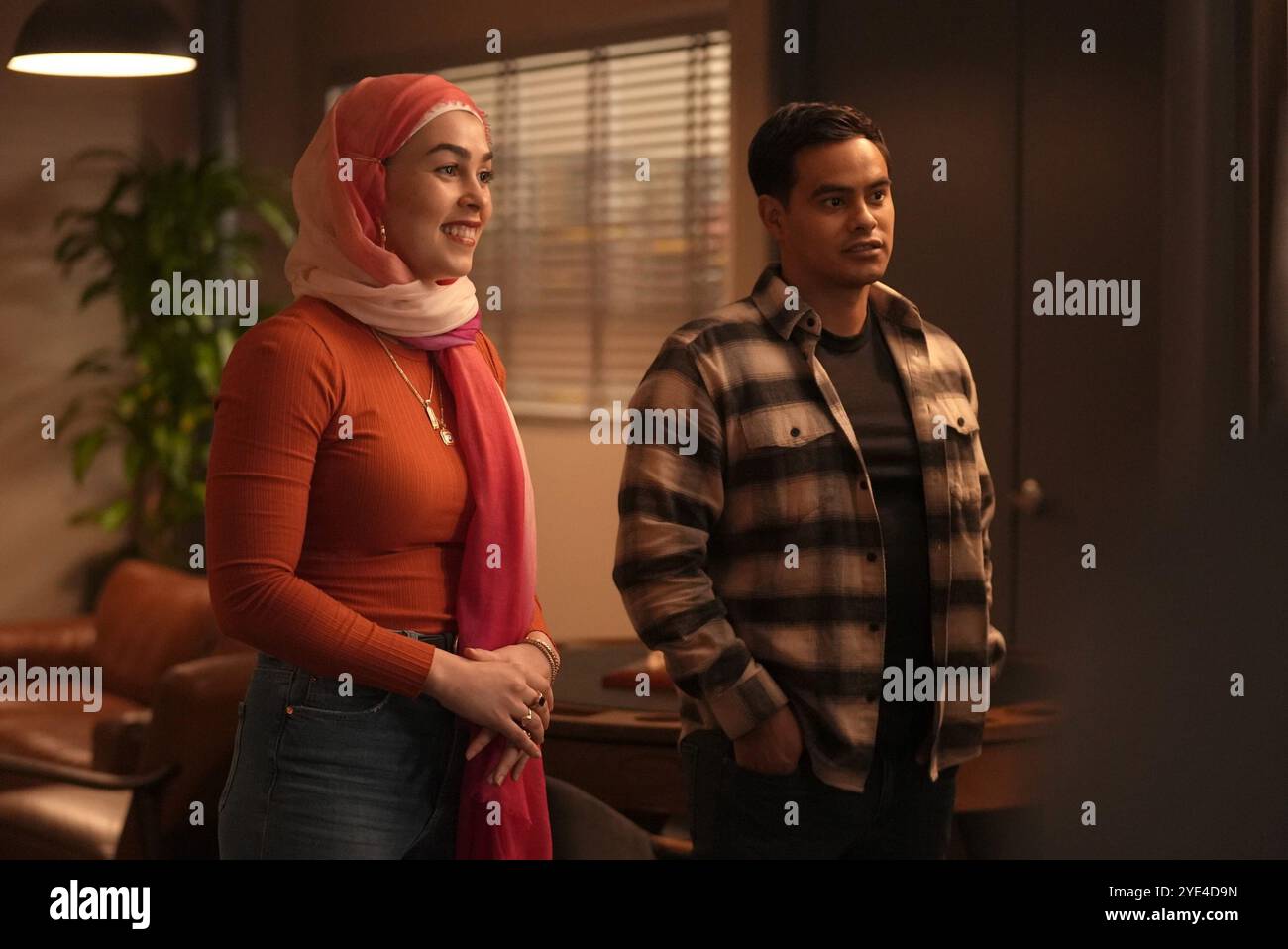 9-1-1: LONE STAR, (aka 911: LONE STAR), from left: Natacha Karamm ...