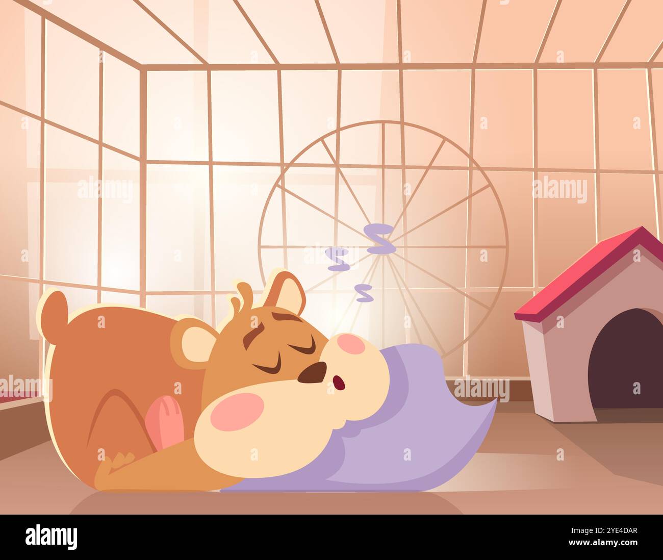 Hamster child room Stock Vector Images - Alamy