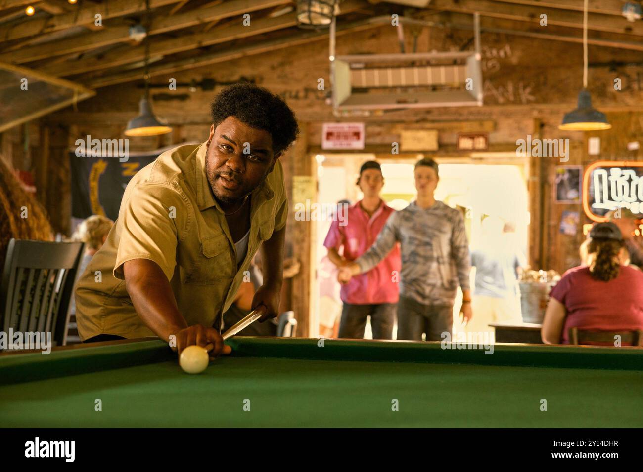 OUTER BANKS, from left: Kenneth Nance Jr., Chase Stokes, Rudy Pankow ...