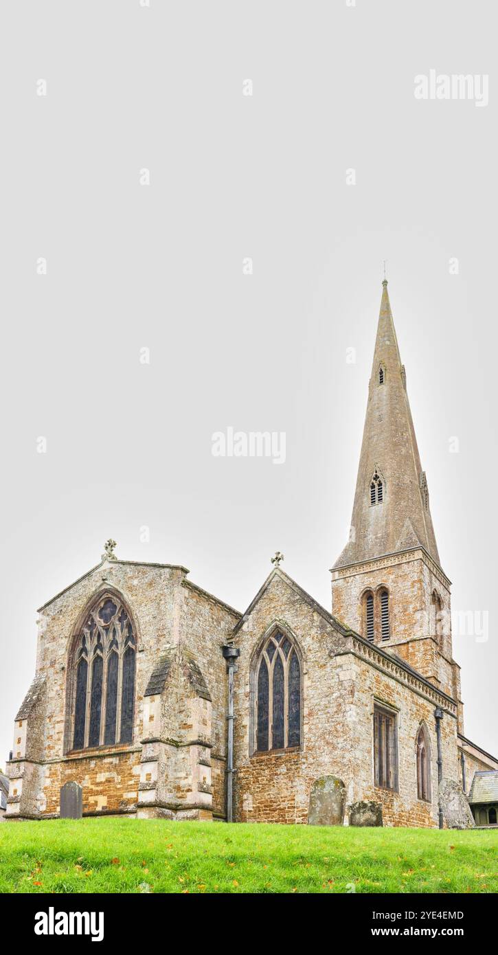 Christian parish church of All Saints, built in the 12th century AD ...