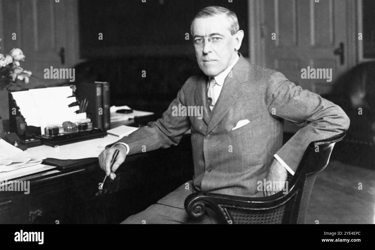 Woodrow wilson president hi-res stock photography and images - Alamy