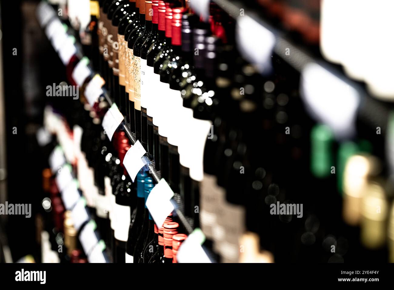 Oslo 20241029. Interior from Vinmonopolet (the Norwegian monopoly for ...