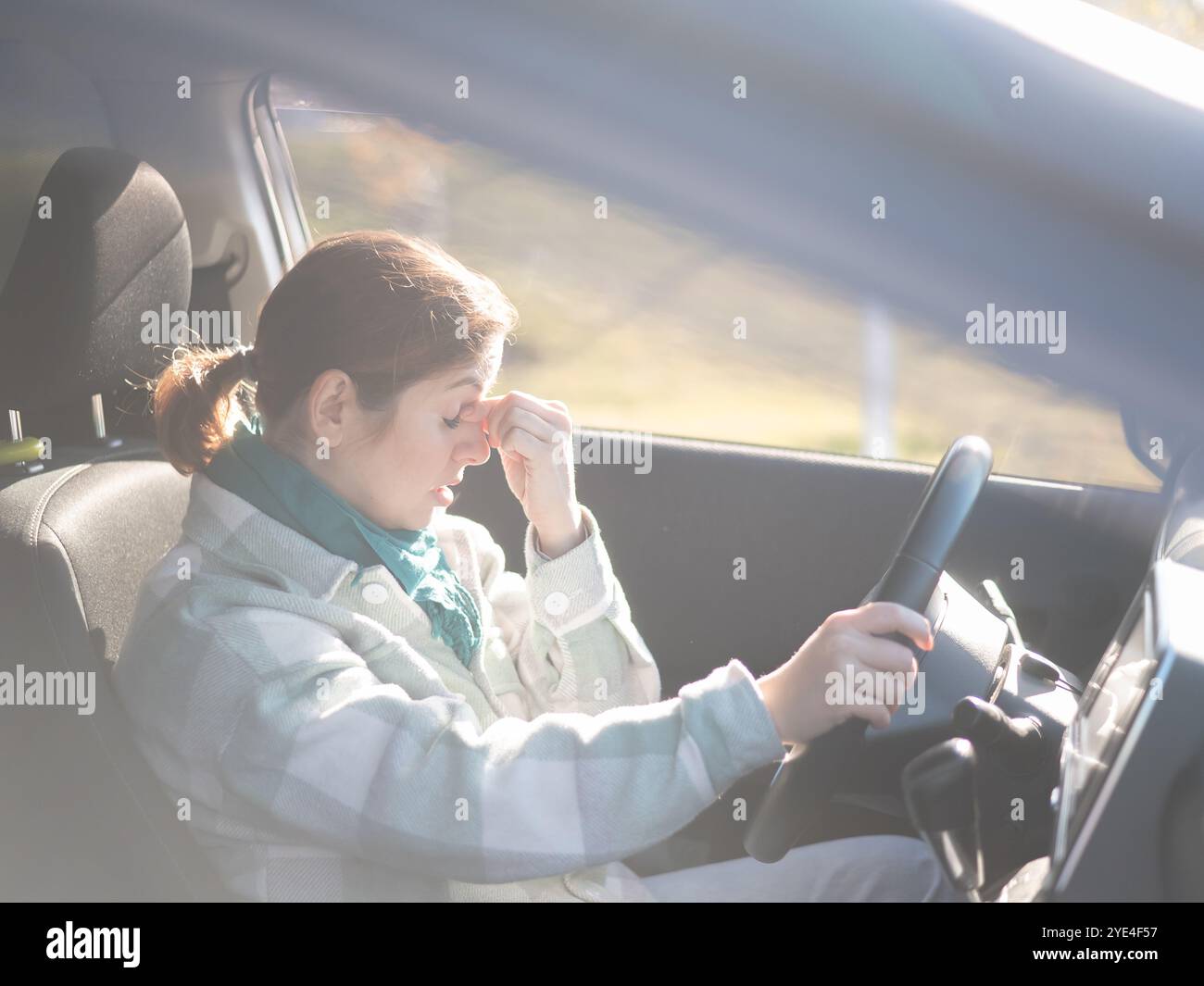 Sad woman cries tear hi-res stock photography and images - Alamy