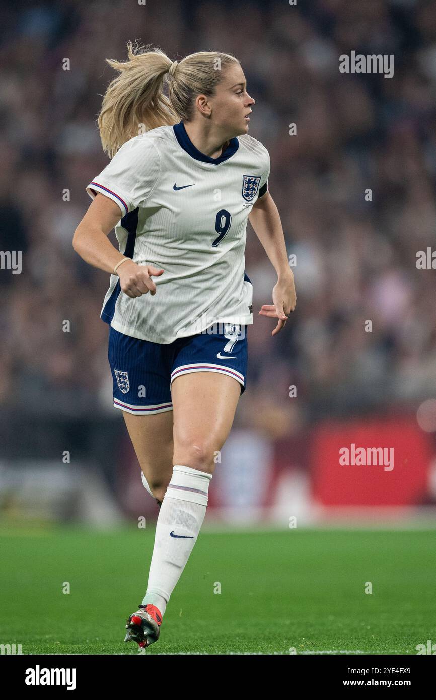 LONDON, ENGLAND - OCTOBER 25: Alessia Russo of England looks on during ...