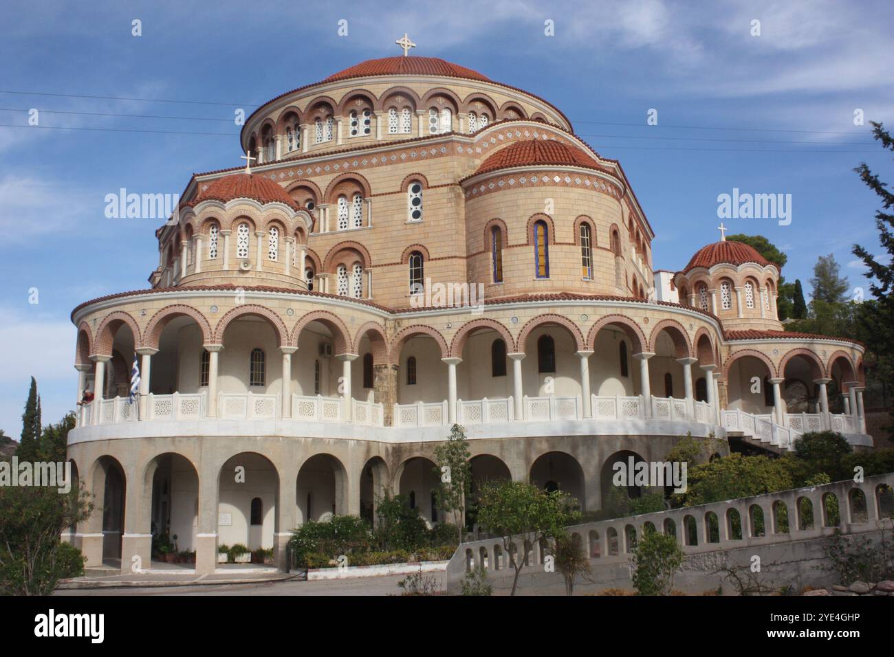 The Monastery of Agios Nektarios, Aegina, Greece Stock Photo - Alamy