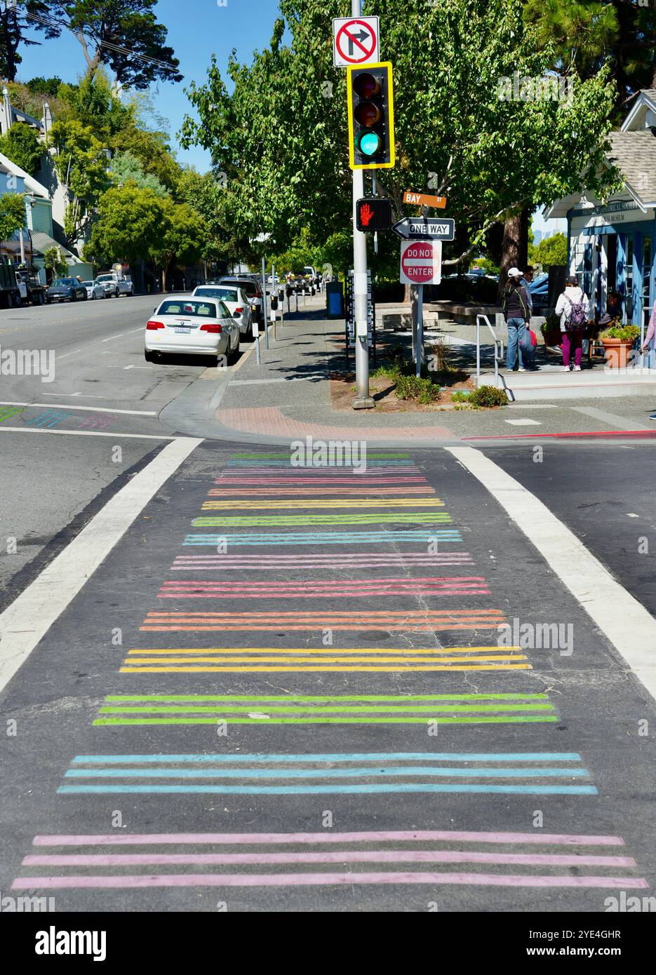Lgbt road crossing hi-res stock photography and images - Alamy