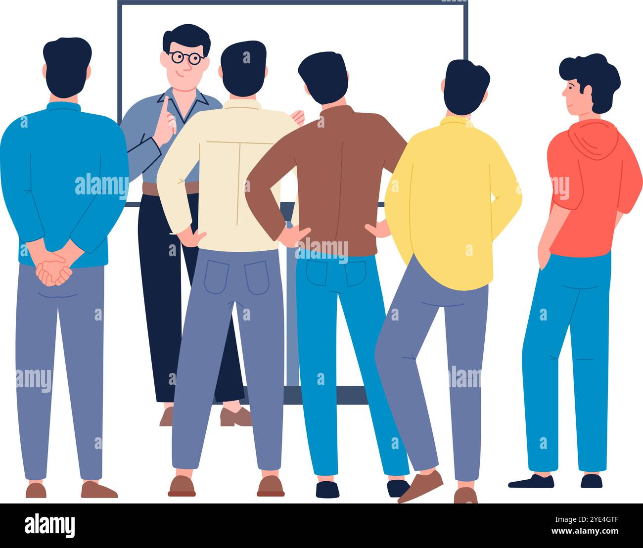 Presentation business students Stock Vector Images - Alamy