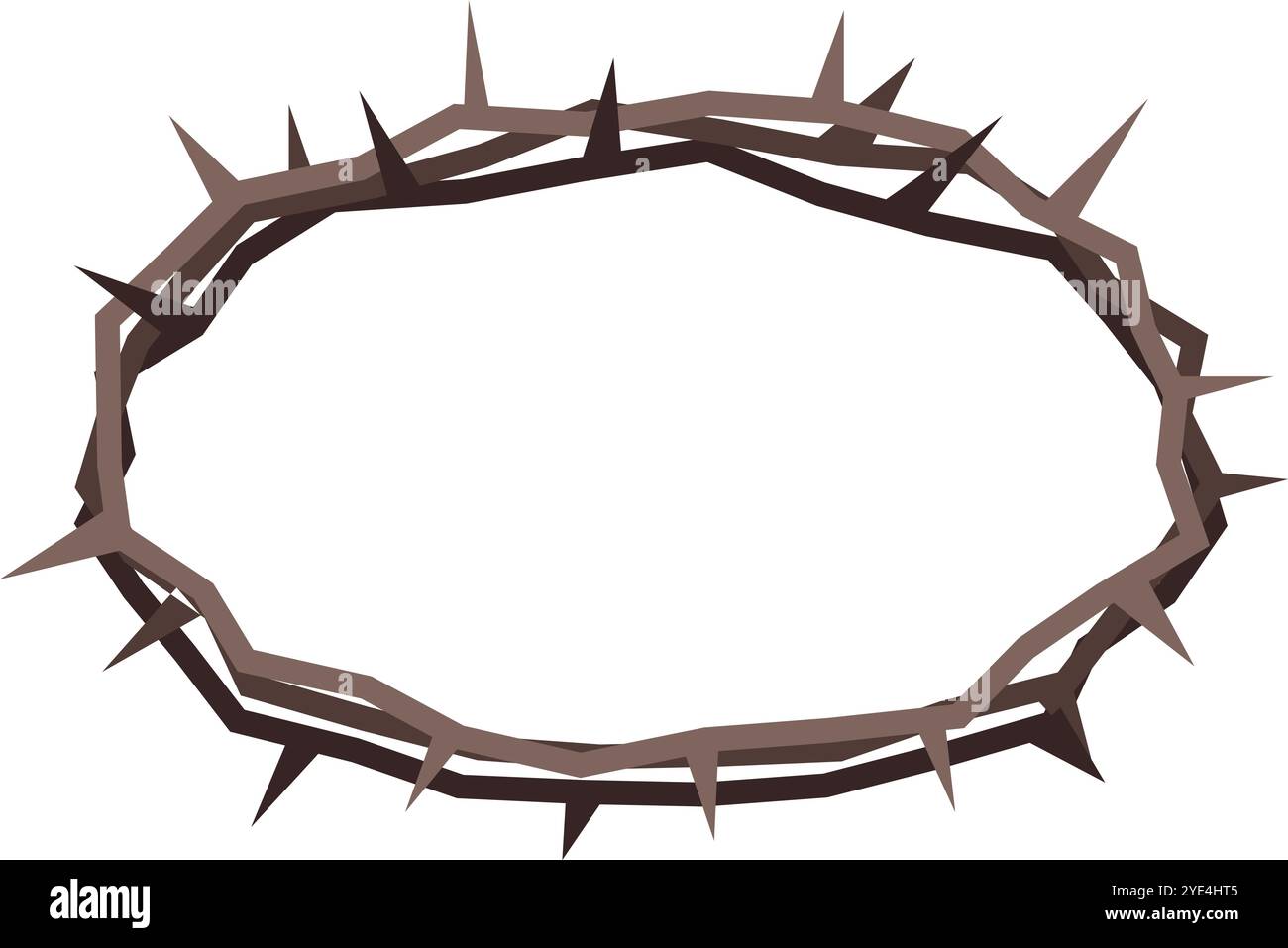 Crown of thorns symbolizing the suffering, sacrifice, and crucifixion ...