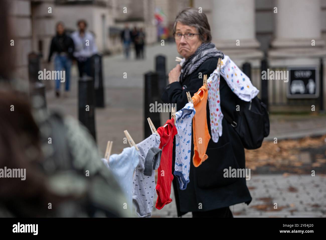 London, UK. 29th Oct, 2024. Pro Palestine march in Westminster to ...
