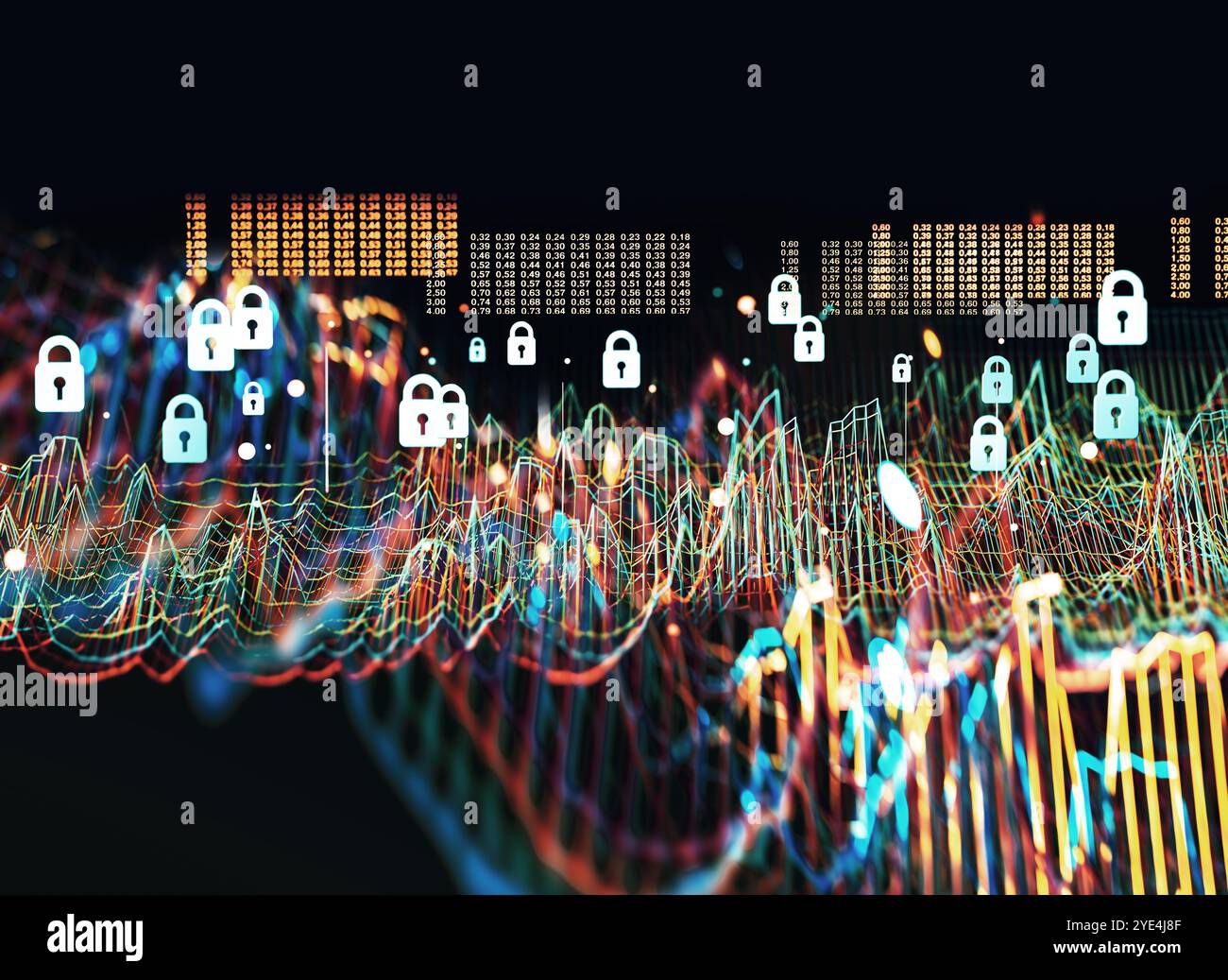 Cyber security abstract concept 3d hi-res stock photography and images ...