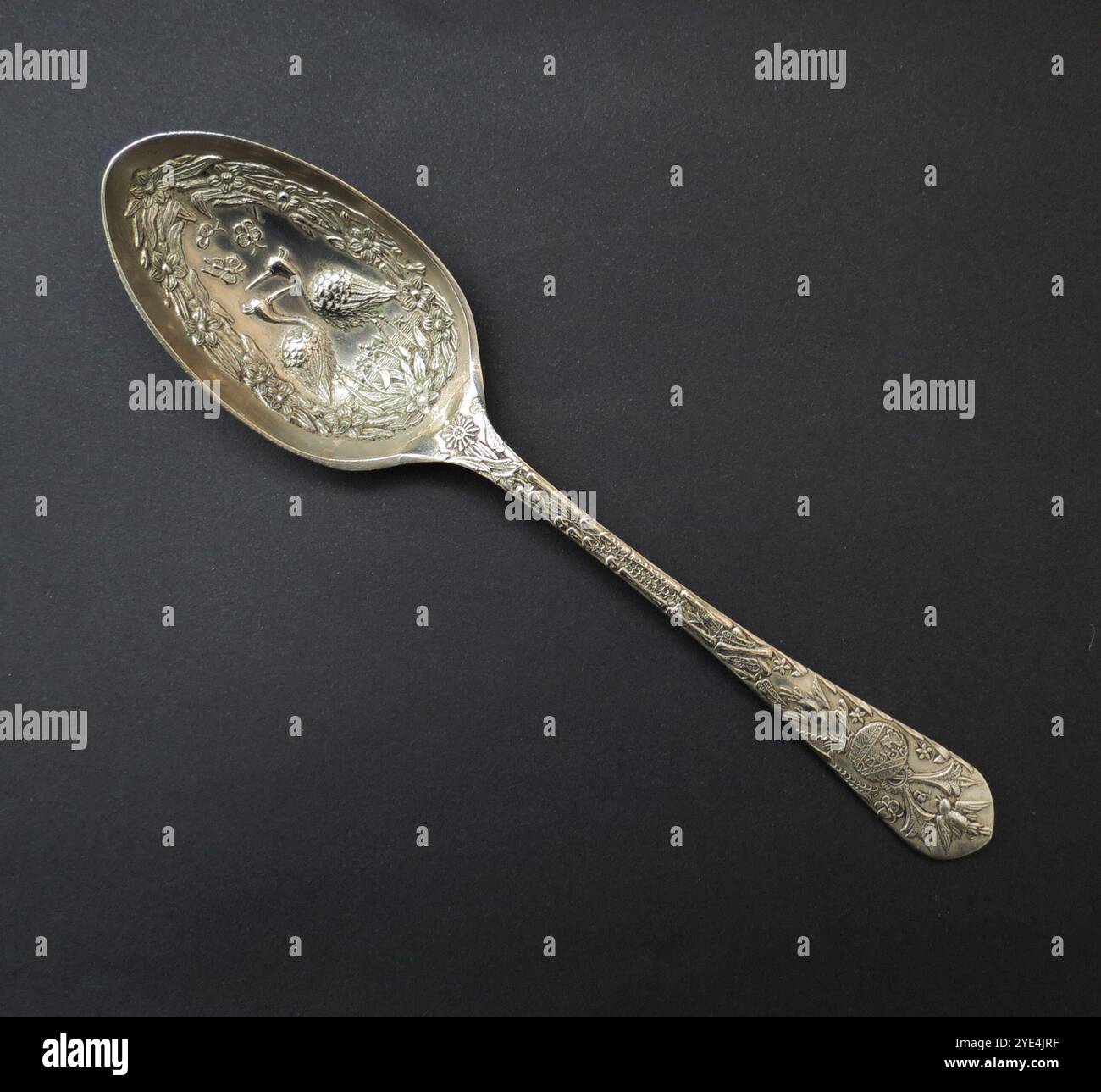 An antique serving spoon made in the highly decorative ‘Anglo-Japanese ...