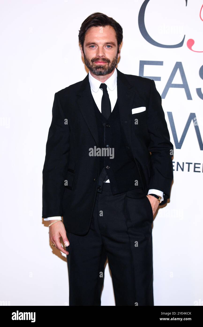 New York, USA. 28th Oct, 2024. Sebastian Stan walking on the red carpet ...