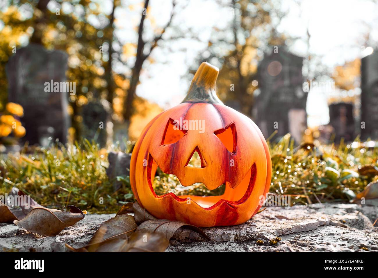 Bavaria, Germany - October 29, 2024: Spooky Halloween atmosphere at the ...