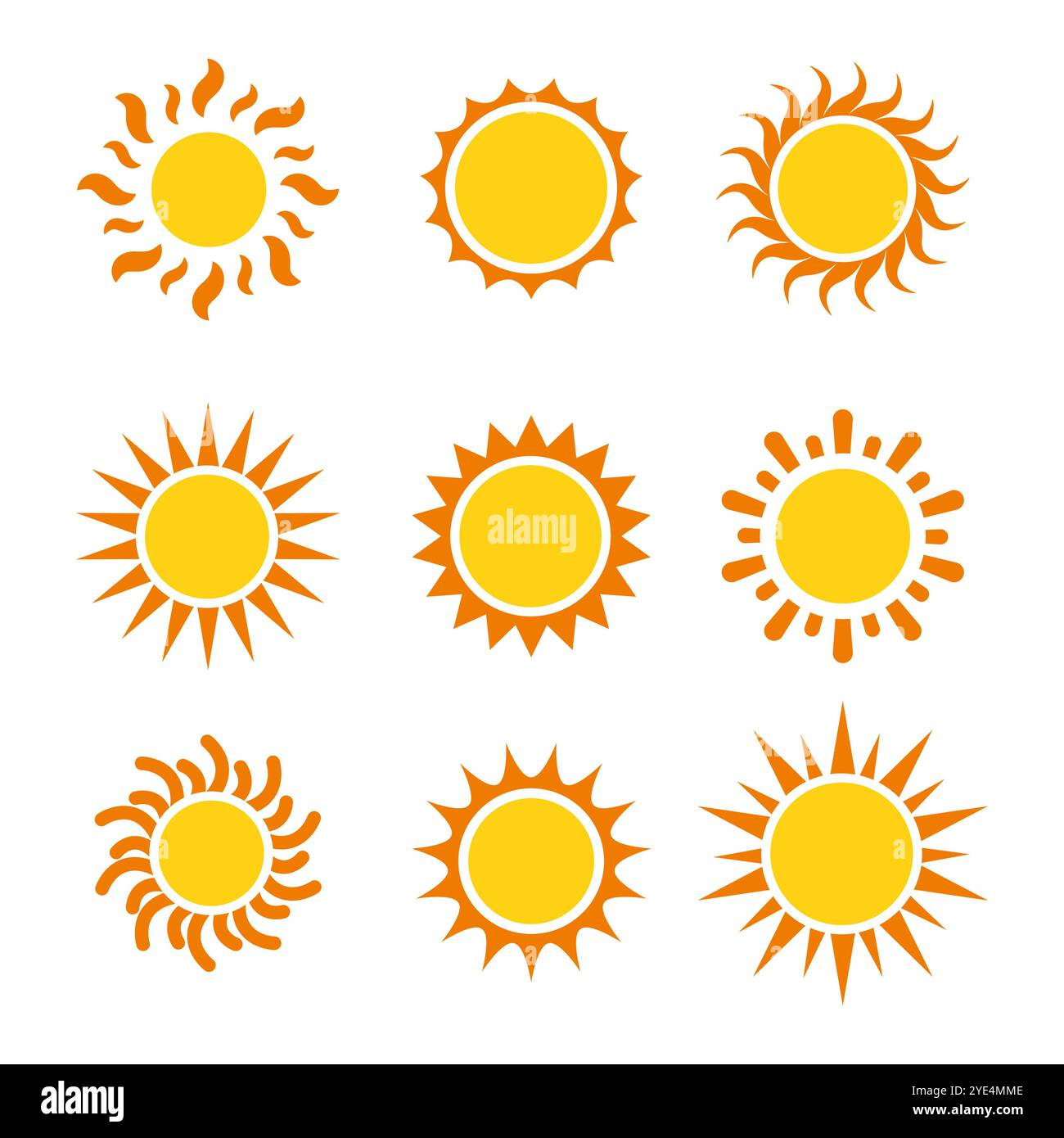 Sun shine motif Stock Vector Images - Alamy