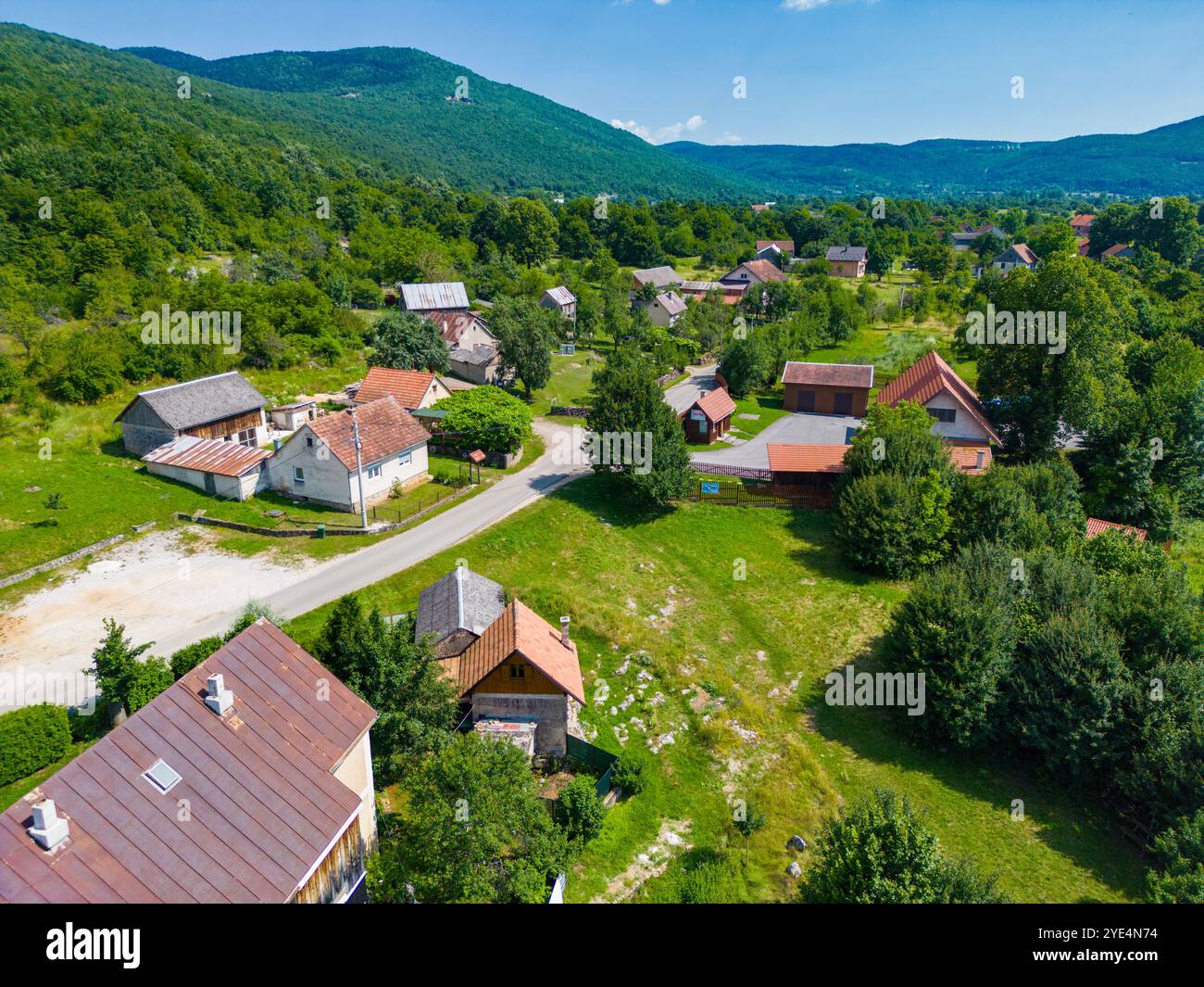 Sinac village aerial hi-res stock photography and images - Alamy
