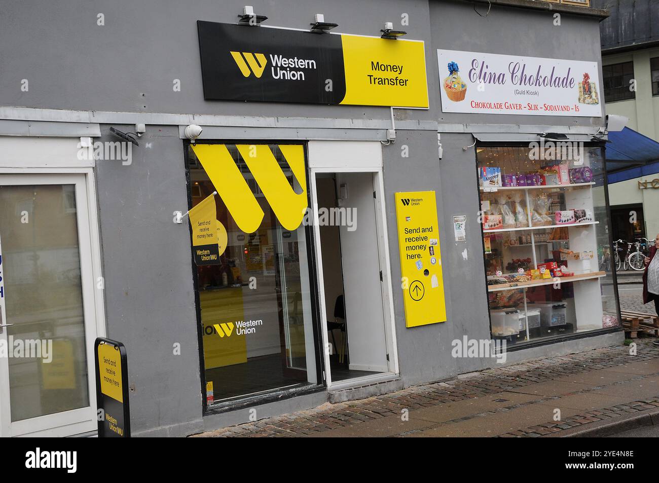 Copenhagen/ DenmarK/29 October 2024/ Western union money transfer ...